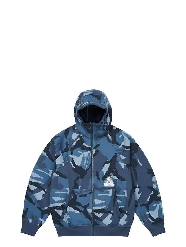 PALACE Thermal Bonded Cap Hood - Blue Dpm