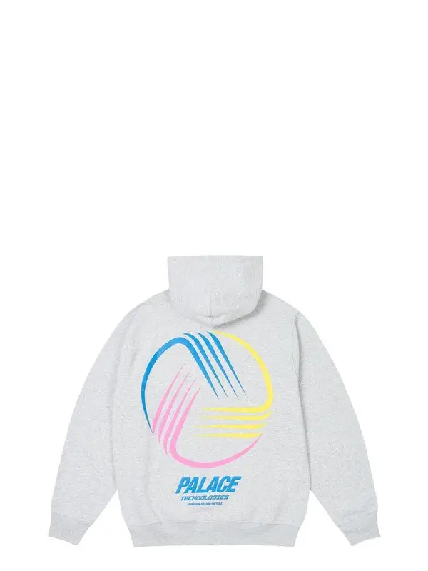 PALACE Technologies Hood - Grey Marl