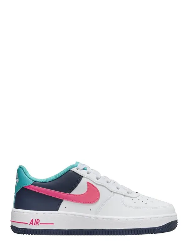 Nike Air Force 1 Low Racer Sneakers - White/thunder Blue/dusty Cactus