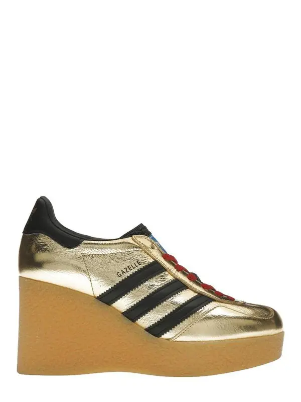 Adidas X Gucci Gazelle Wedge Sneakers - Ki Gold/ki Gold/black