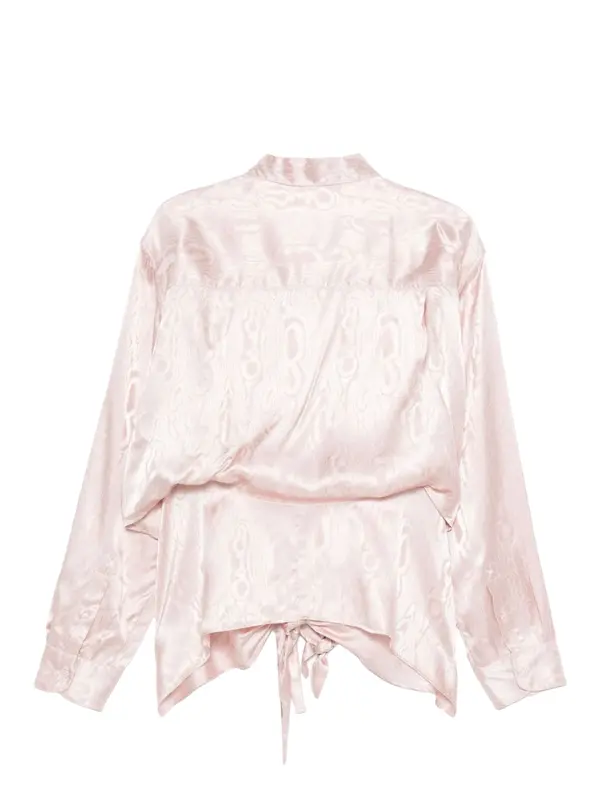 Martine Rose Knotted Shirt - Pink