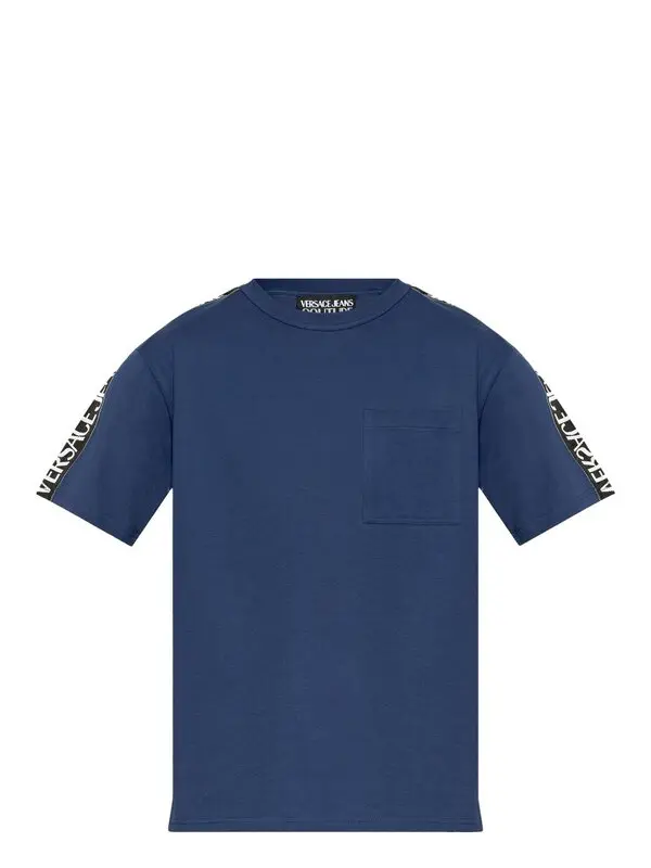 Versace Logo-print T-shirt - Blue