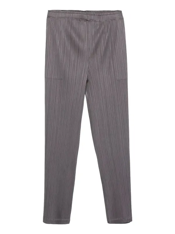Issey Miyake Plissé Trousers - Grey