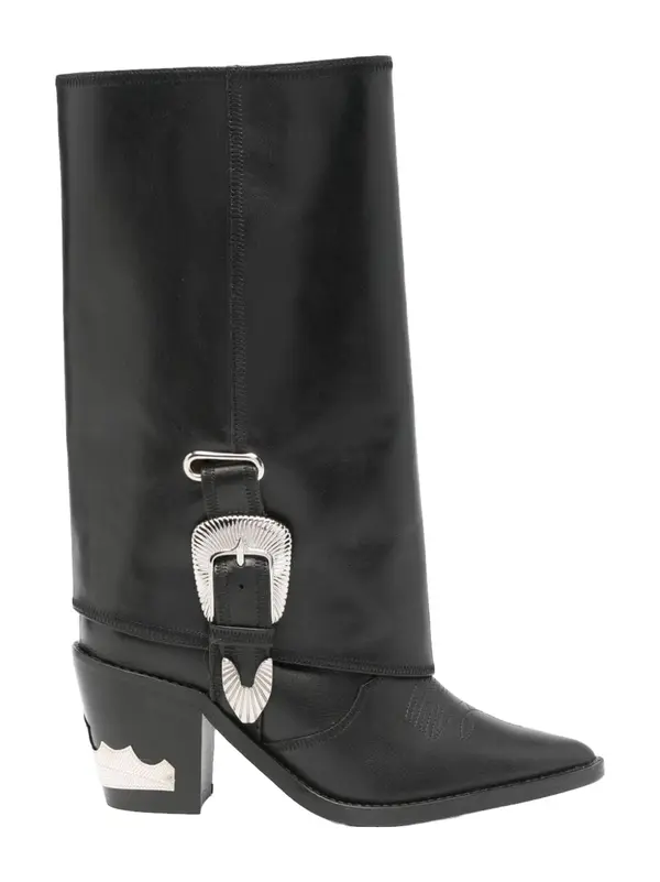Toga 70mm Buckle-detailed Boots - Black