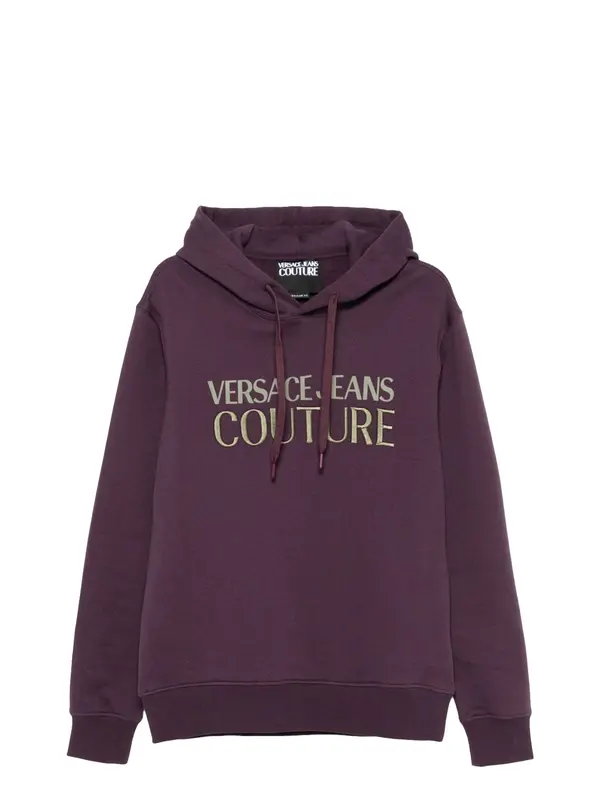 Versace Logo Hoodie - Purple