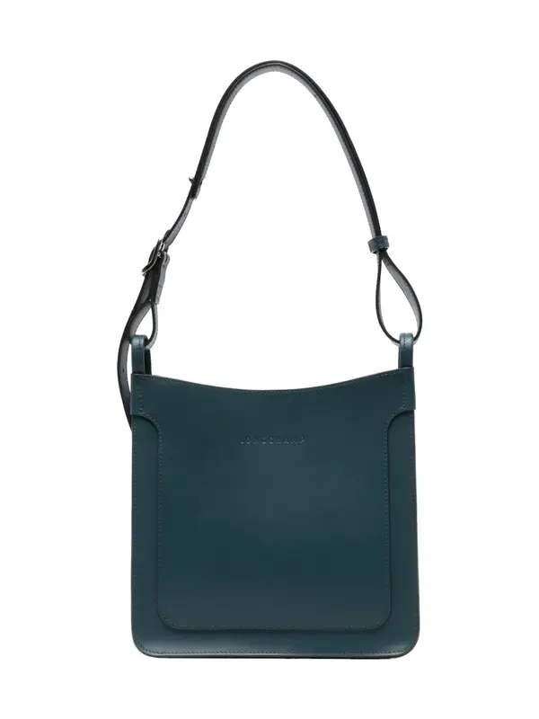 Longchamp Le Foulonné Leather Shoulder Bag - Blue