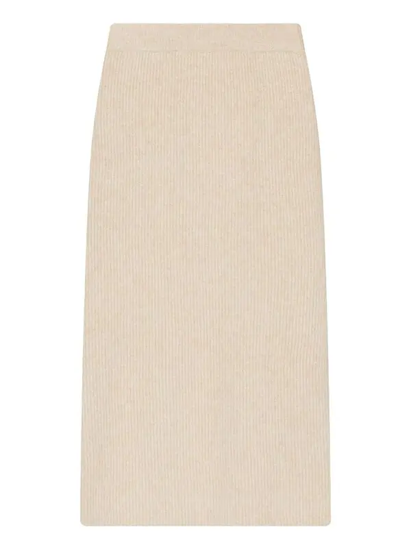 Cult Gaia Jodie Knit Skirt - Neutrals