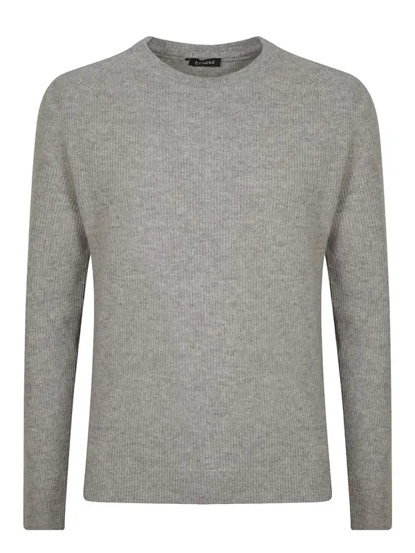 CENERE GB Ribbed-knit Jumper - Grey