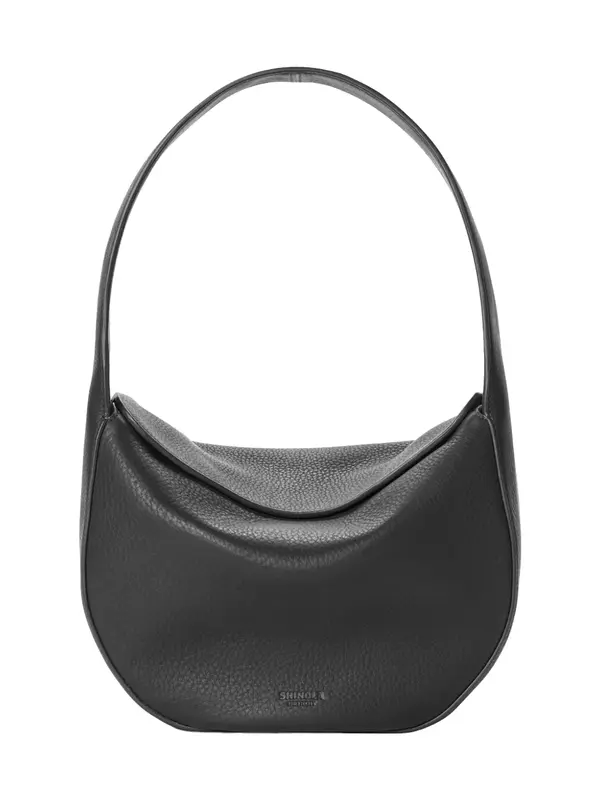 Shinola Grained-leather Shoulder Bag - Black