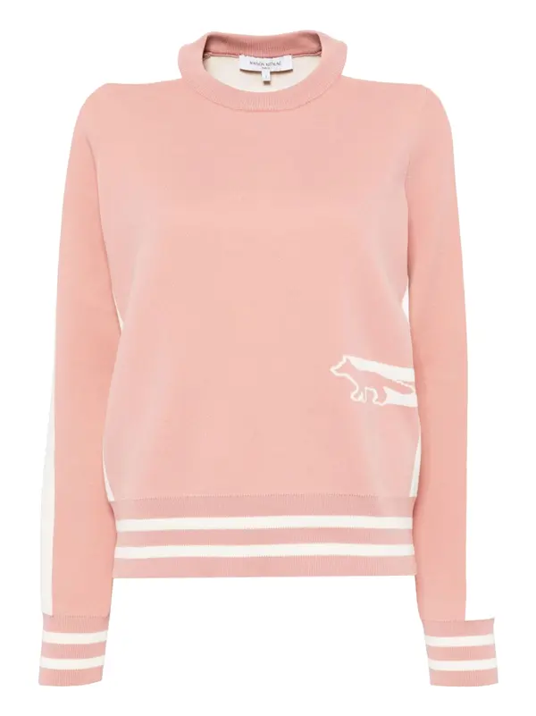 Maison Kitsuné Flash Fox Jumper - Pink