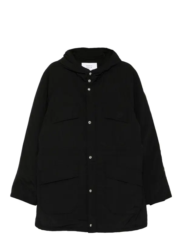 Maison Kitsuné Hooded Parka - Black
