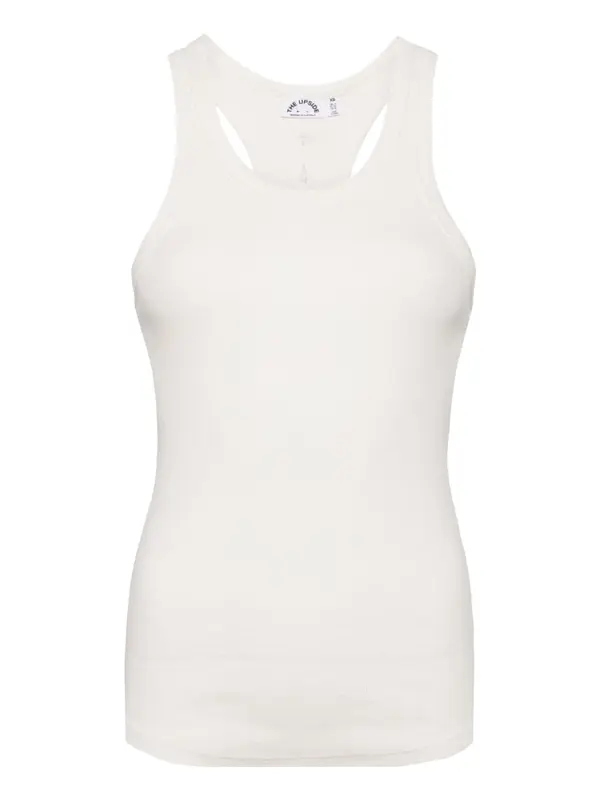The Upside Frankie Rib Tank Top - White