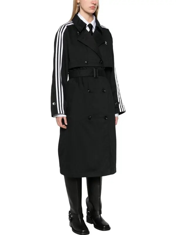 Adidas Twill Trench Coat - Black