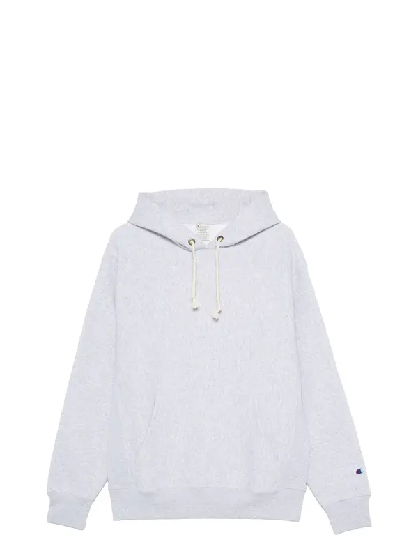 Champion Logo-embroidered Hoodie - Grey