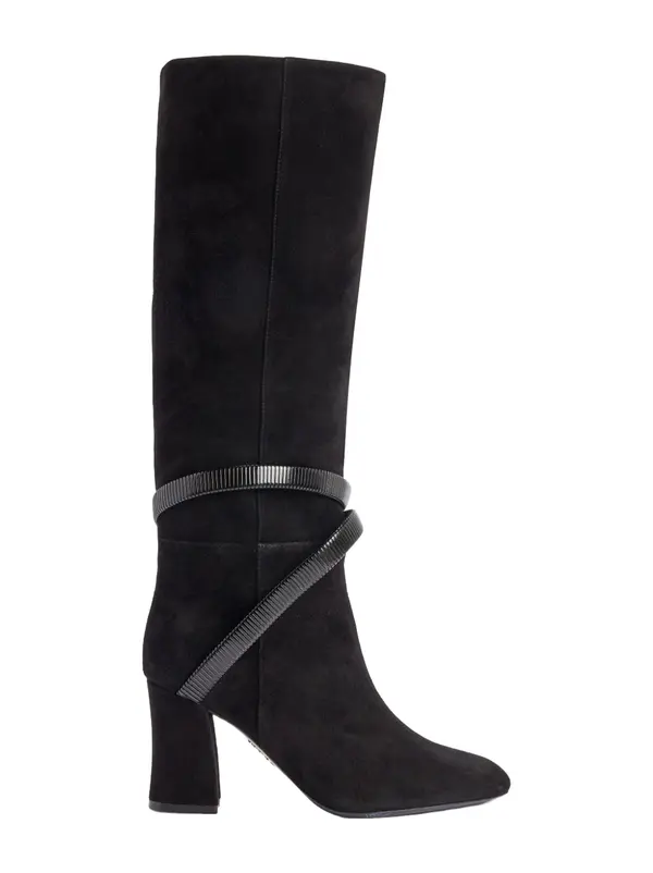 Rene Caovilla Suede Boots - Black