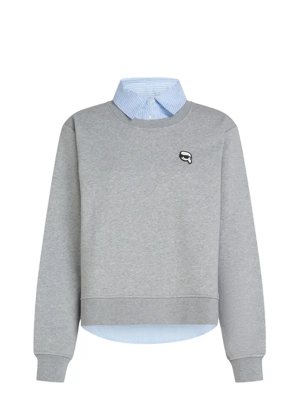 Karl Lagerfeld Ikon Karl Sweatshirt - Grey