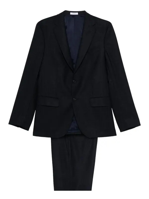 Boglioli Prince Of Wales-pattern Suit - Blue