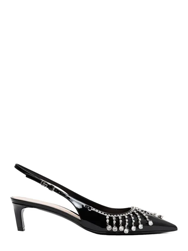 Gucci Rhinestone-embellished Pumps - Black