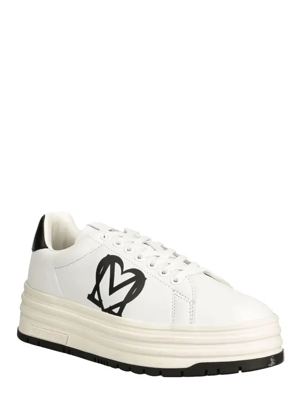 Moschino Logo-print Trainers - White