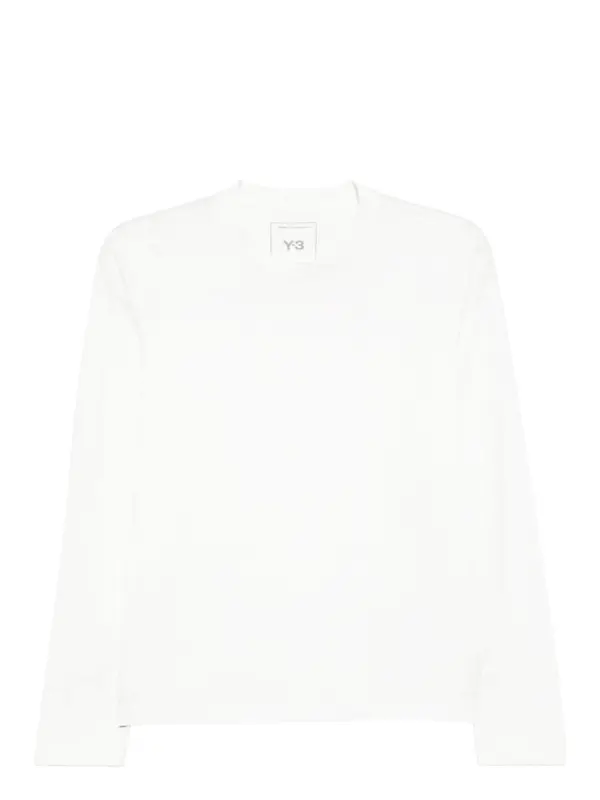 Y3 Logo-print Cotton T-shirt - White