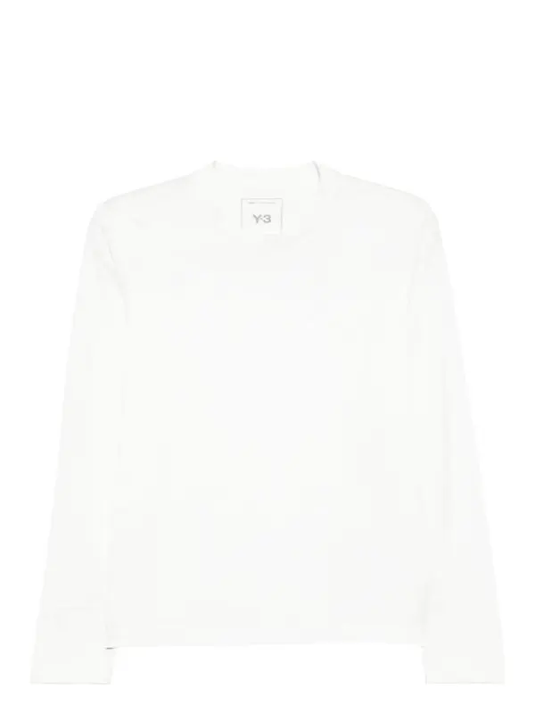Y3 Logo-print Cotton T-shirt - White