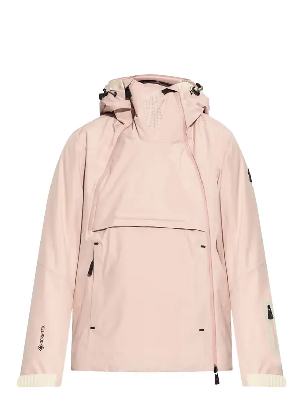 Moncler Waterproof Zipped Ski Jacket - Pink