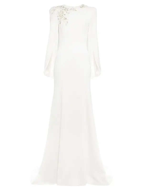 Jenny Packham Diera Long Dress - White