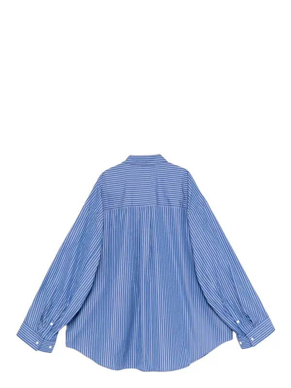 JNBY Striped Long-sleeved Shirt - Blue