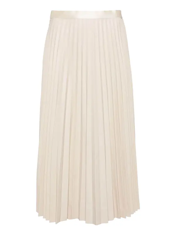 JNBY Pleated A-line Skirt - Neutrals