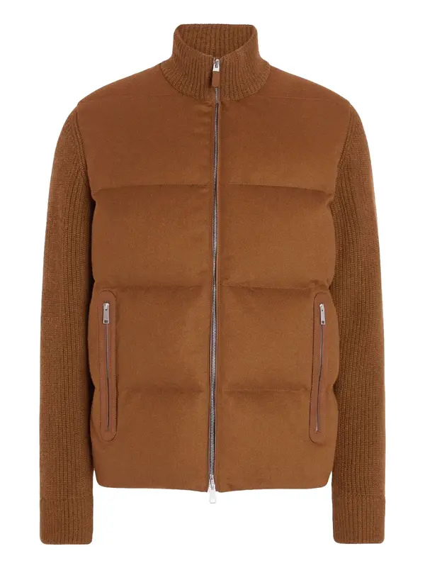 Zegna Oasi Cashmere Padded Jacket - Brown