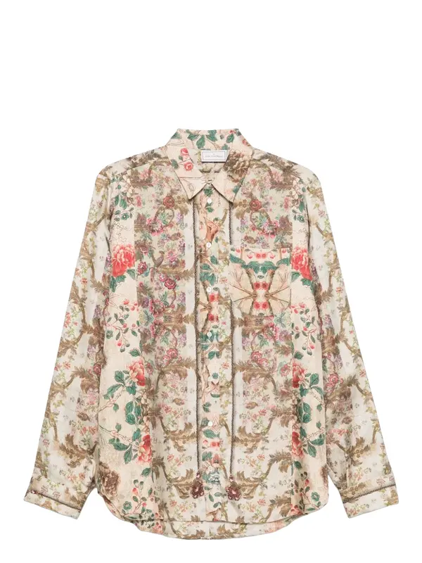 PIERRE-LOUIS MASCIA Aloe Shirt - Neutrals