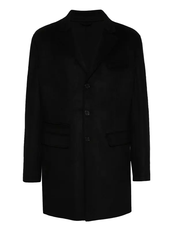 Karl Lagerfeld Single-breasted Coat - Black