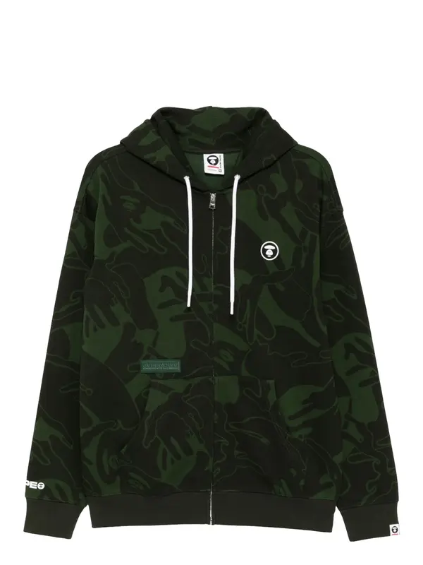 AAPE BY *A BATHING APE® Moonface Hooded Jacket - Green