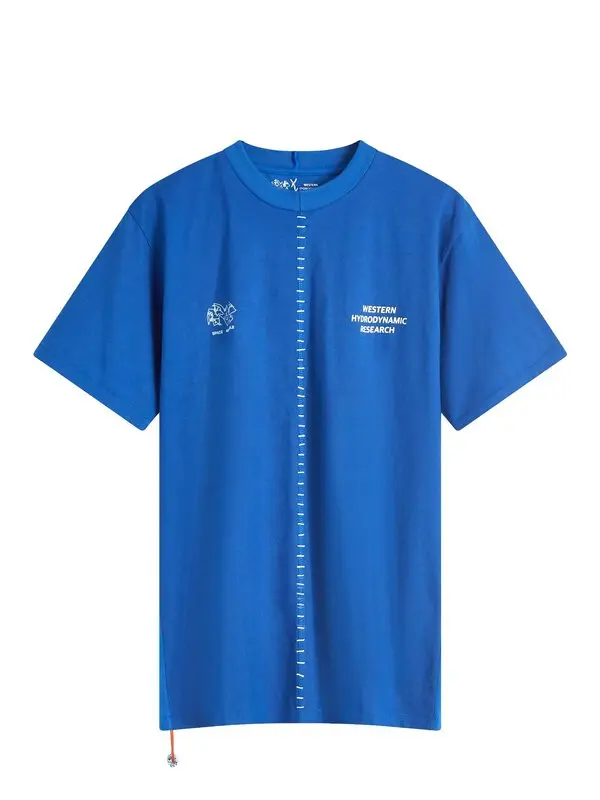 SPACE AVAILABLE X Western Hydrodynamic Research T-shirt - Blue