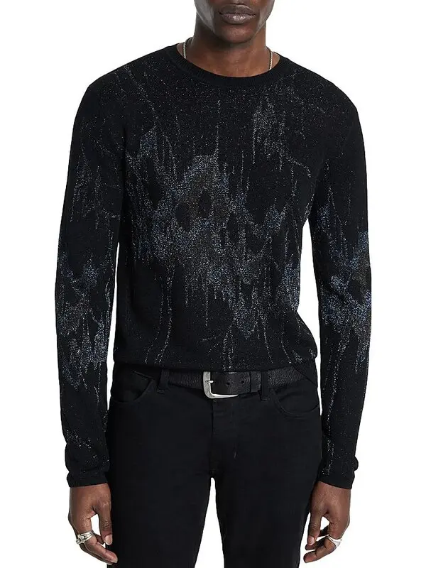 John Varvatos Night Sky Sweater - Black