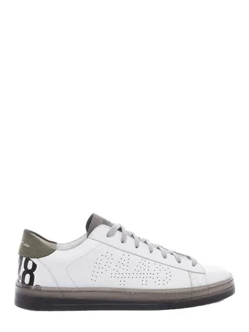 P448 Jack Low Top Sneaker - White Grey