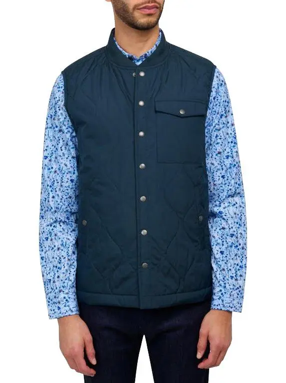 BROOKLYN BRIGADE Quilted Puffer Vest - Navy
