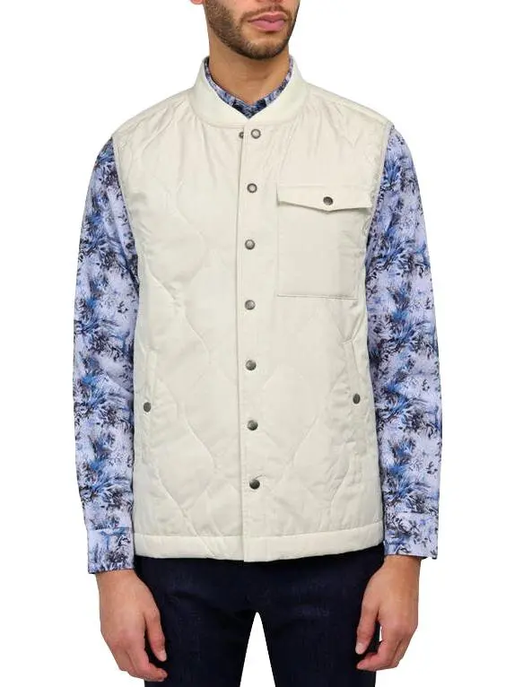 BROOKLYN BRIGADE Quilted Puffer Vest - Stone