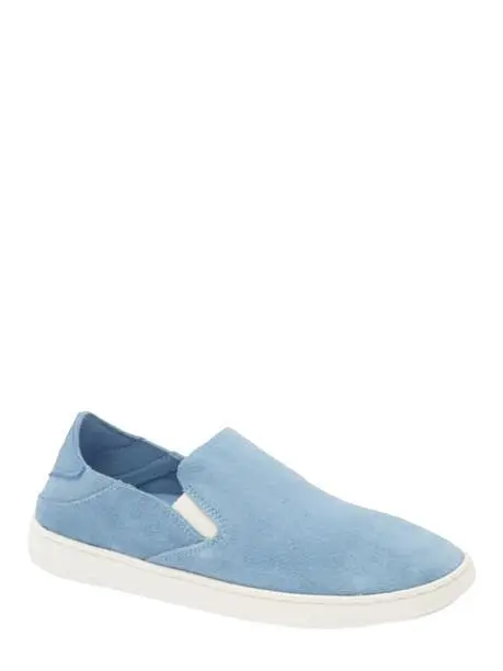 Olukai Pehuea Luxe Convertible Sneaker - Blissful Blue / Blissful Blue