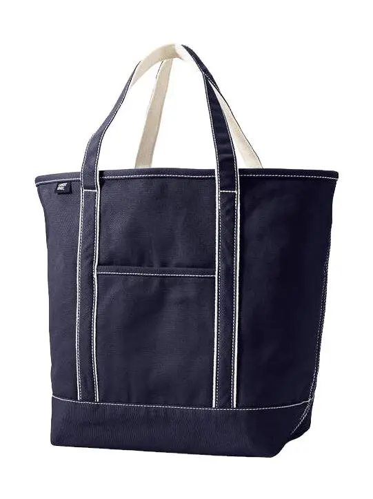 LANDS' END Canvas Tote Bag - True Navy