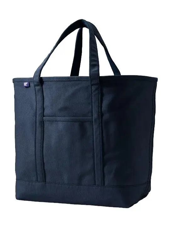 LANDS' END Canvas Tote Bag - True Navy
