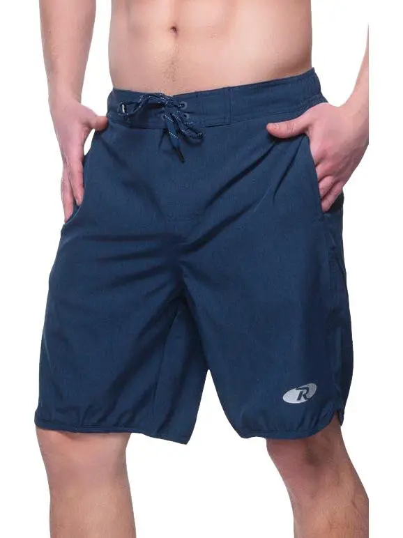 ROKKA&ROLLA Quick-dry Stretch Swim Trunks - Navy