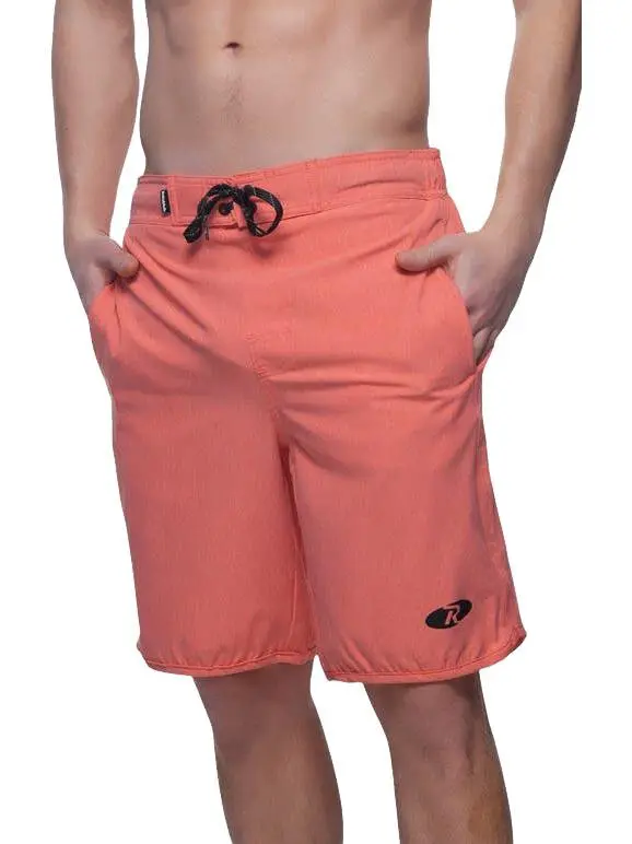 ROKKA&ROLLA Quick-dry Stretch Swim Trunks - Peach