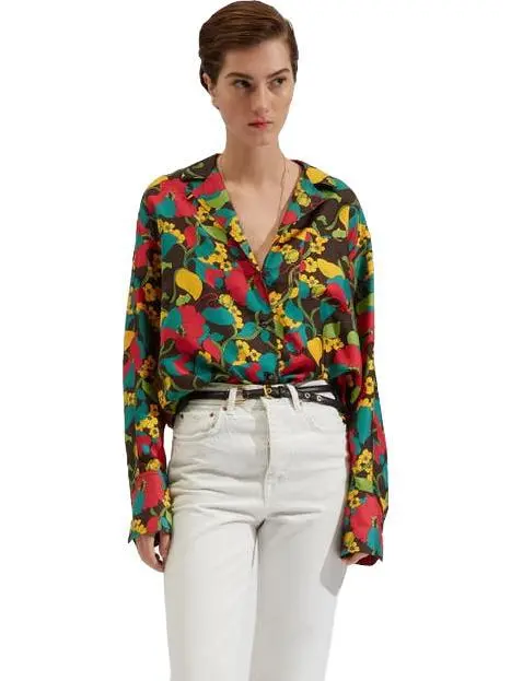 La DoubleJ Milano Shirt - Vines Brown