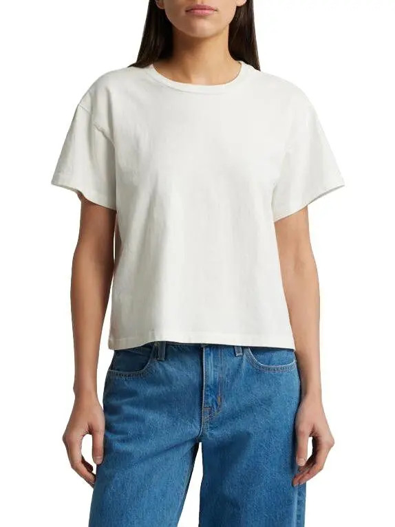 SLVRLAKE Square Cotton T-shirt - Natural White