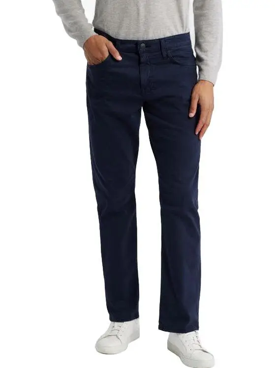 MAVI Matt Relaxed Straight Leg Twill Pants - Dark Navy Casual Twill