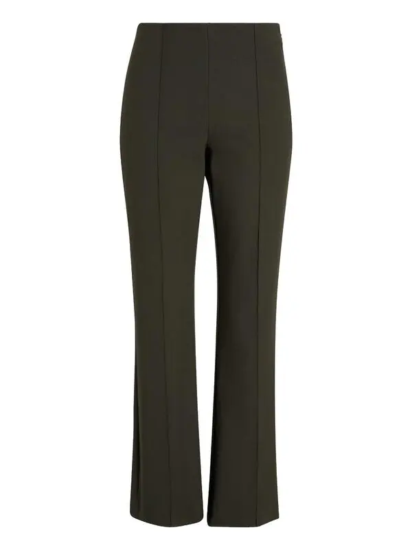 Vince Niki Mid-rise Cropped Flare Pants - Deep Forest