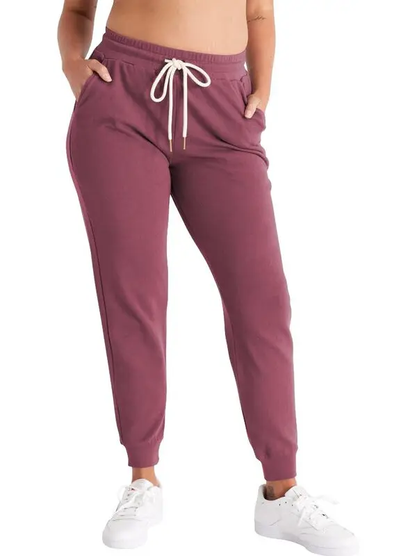 THE STANDARD STITCH Everyday Jogger - Plum