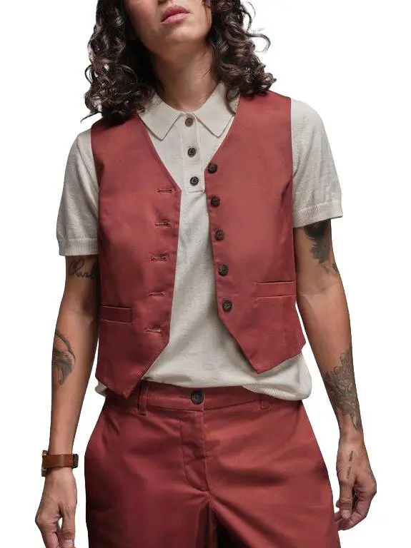 WILDFANG Tailored Fit Vest - Cinnamon