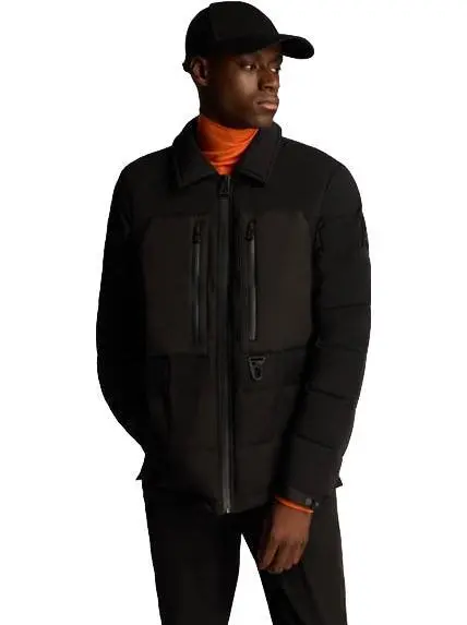 ALPENHAUS Berdiac Mixed Media Quilted Jacket - Black